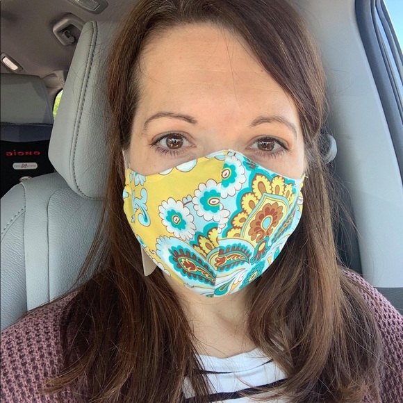 Accessories | Set Of 2 Womens Face Masks 3 Layers 10 Cotton | Poshmark